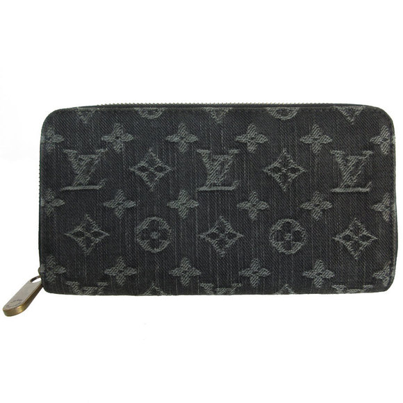 Louis Vuitton | Bags | Louis Vuitton Zippy Monogram Denim Long Wallet ...
